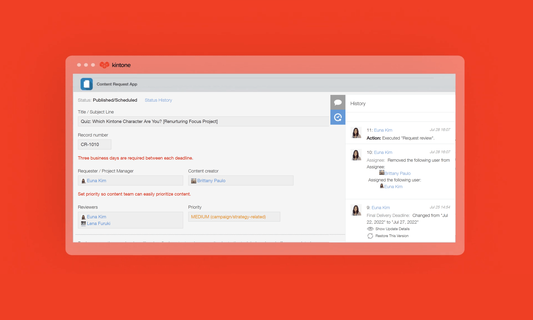 5 Kintone Features That Are Great for Project Management